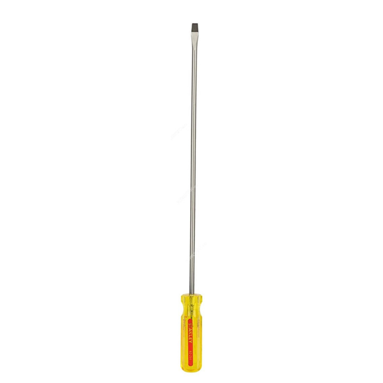 Stanley 62-251-8 Slotted Screwdriver 6mm x 300mm – UAE – toolspot