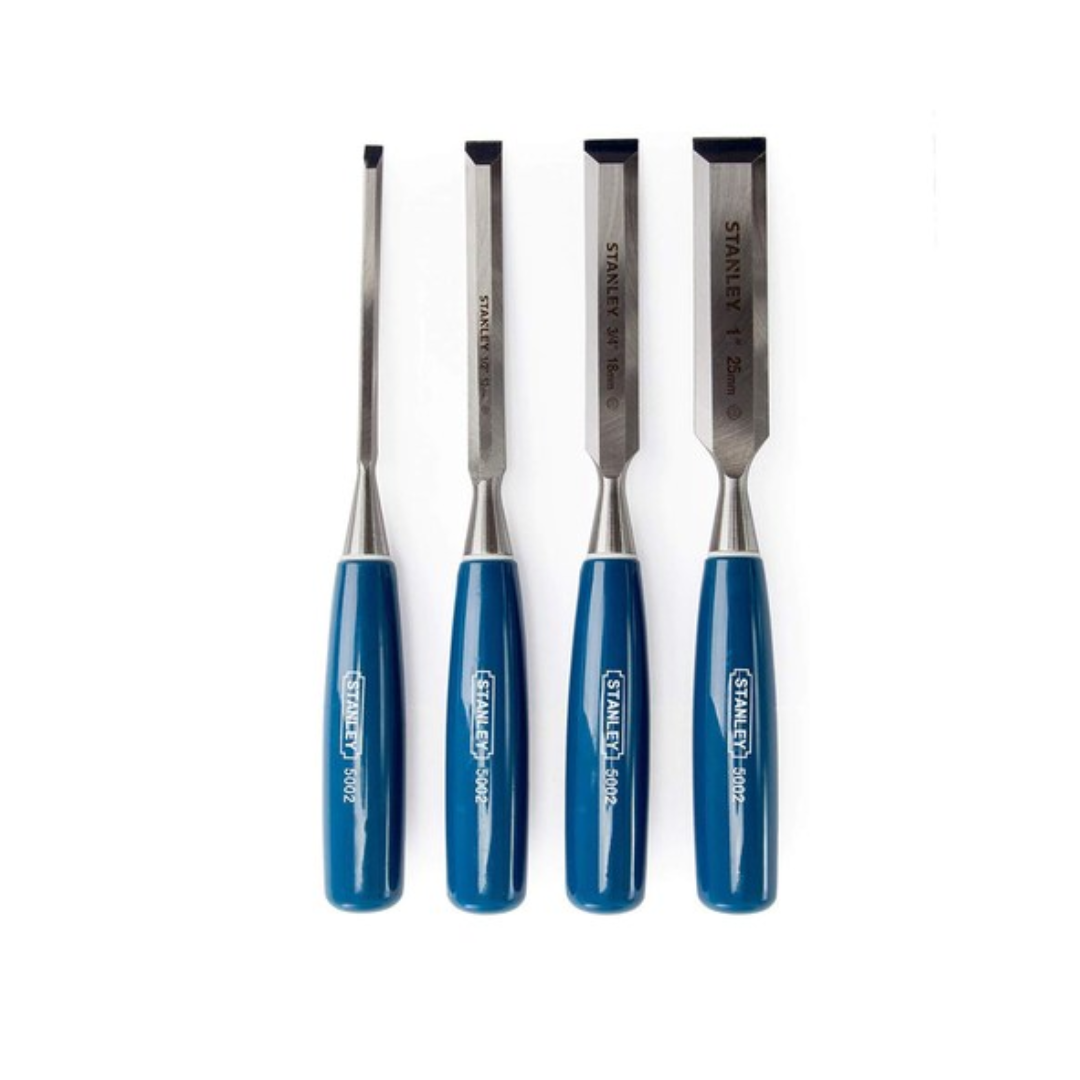 Stanley Bevel Edge Chisel Set 0-16-129 (4 Pcs) | High Carbon Steel ...