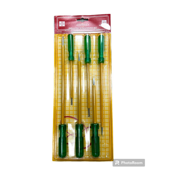 Taparia Flat Screwdriver Set Insulated 1018 | Electrical Tool UAE ...