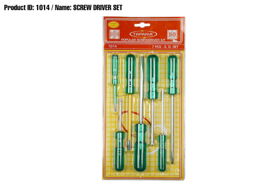 Taparia Screwdriver Set 1014 – 7 Pcs Magnetic Tip Tool Set UAE – toolspot
